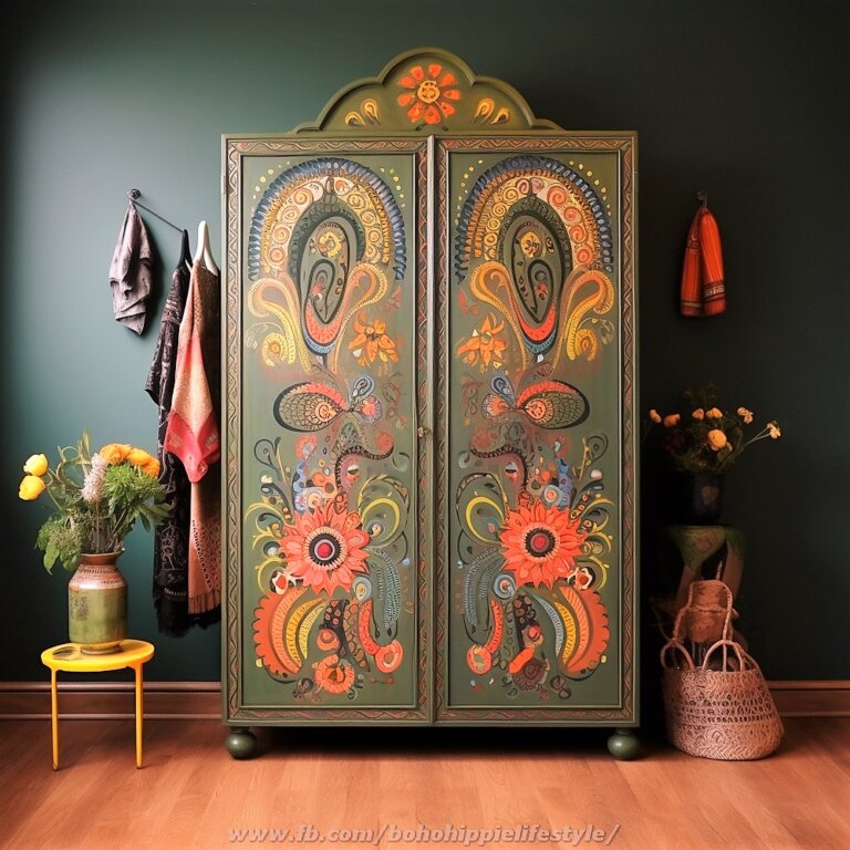 Bohemian Style Wardrobe Designs: Embracing Eclectic Elegance | Interior ...