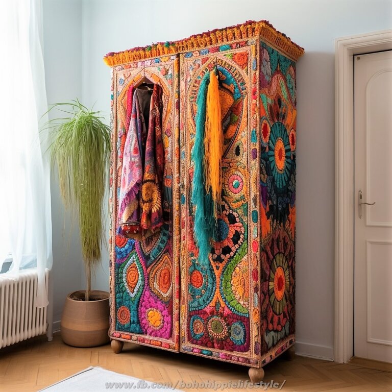 Bohemian Style Wardrobe Designs: Embracing Eclectic Elegance | Interior ...