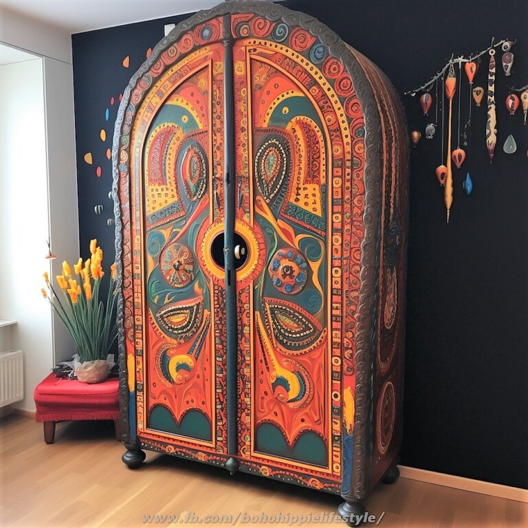 Bohemian Style Wardrobe Designs: Embracing Eclectic Elegance | Interior ...