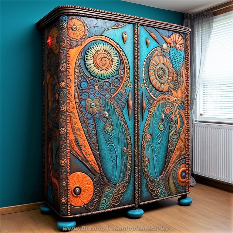 Bohemian Style Wardrobe Designs: Embracing Eclectic Elegance | Interior ...