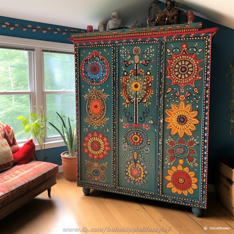 Bohemian Style Wardrobe Designs: Embracing Eclectic Elegance | Interior ...