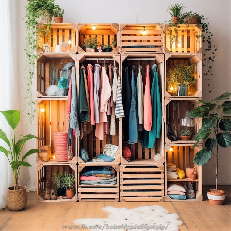 Bohemian Style Wardrobe Designs: Embracing Eclectic Elegance | Interior ...