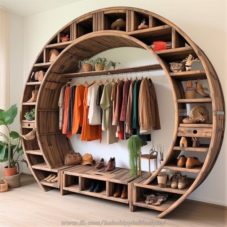 Bohemian Style Wardrobe Designs: Embracing Eclectic Elegance | Interior ...
