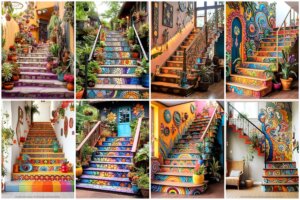 Bohemian Style Home Stair Design Ideas: A Journey of Whimsical Elegance ...