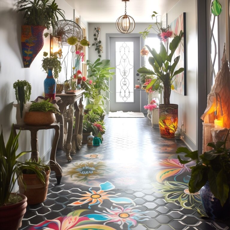 Wanderlust Welcome Boho Style Hallway Decor Ideas | Interior Designing Home