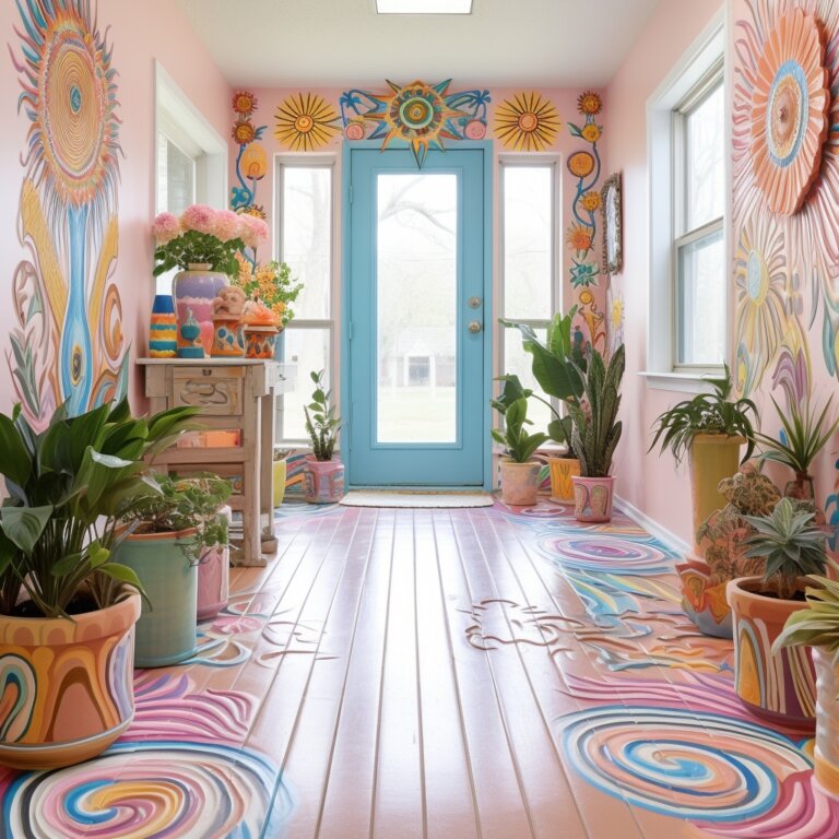 Wanderlust Welcome Boho Style Hallway Decor Ideas | Interior Designing Home