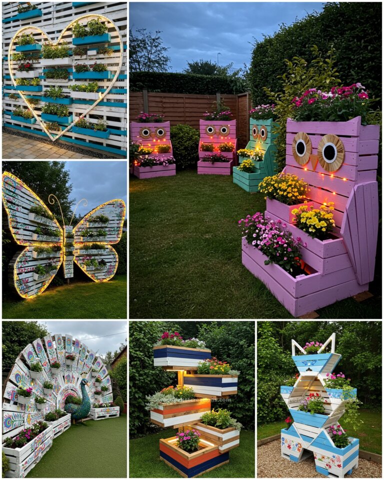 Creative Wood Pallet Planters: Transforming Gardens and Homes with ...