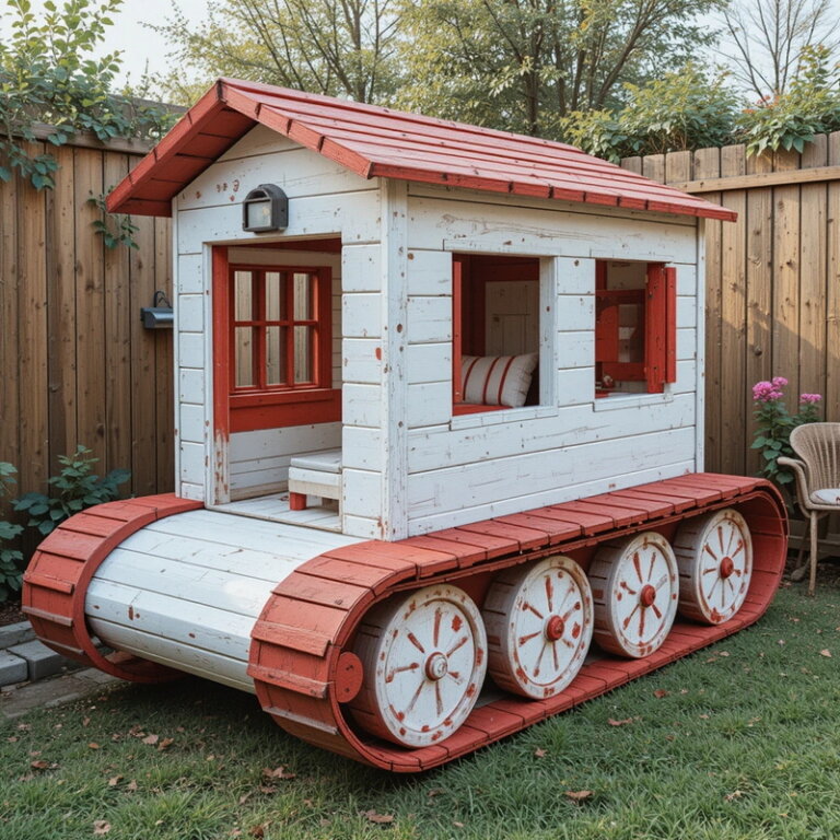 Wooden Pallet Playhouses: A Creative and Eco-Friendly Haven for Kids ...